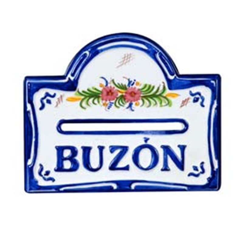 Buzón placa pequeño - Cerámica La Rambla