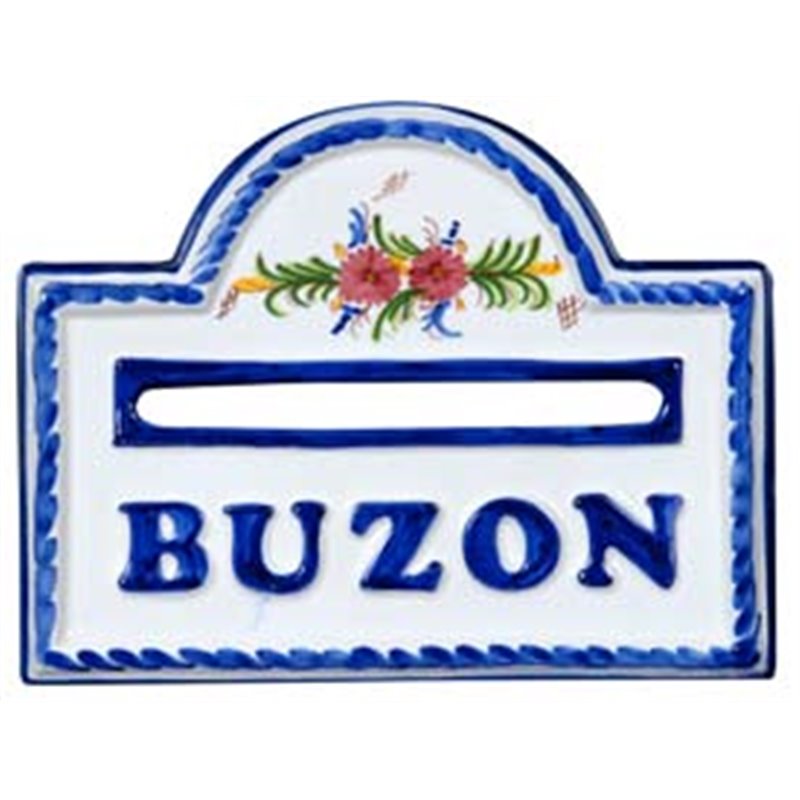 Buzón placa grande - Cerámica La Rambla